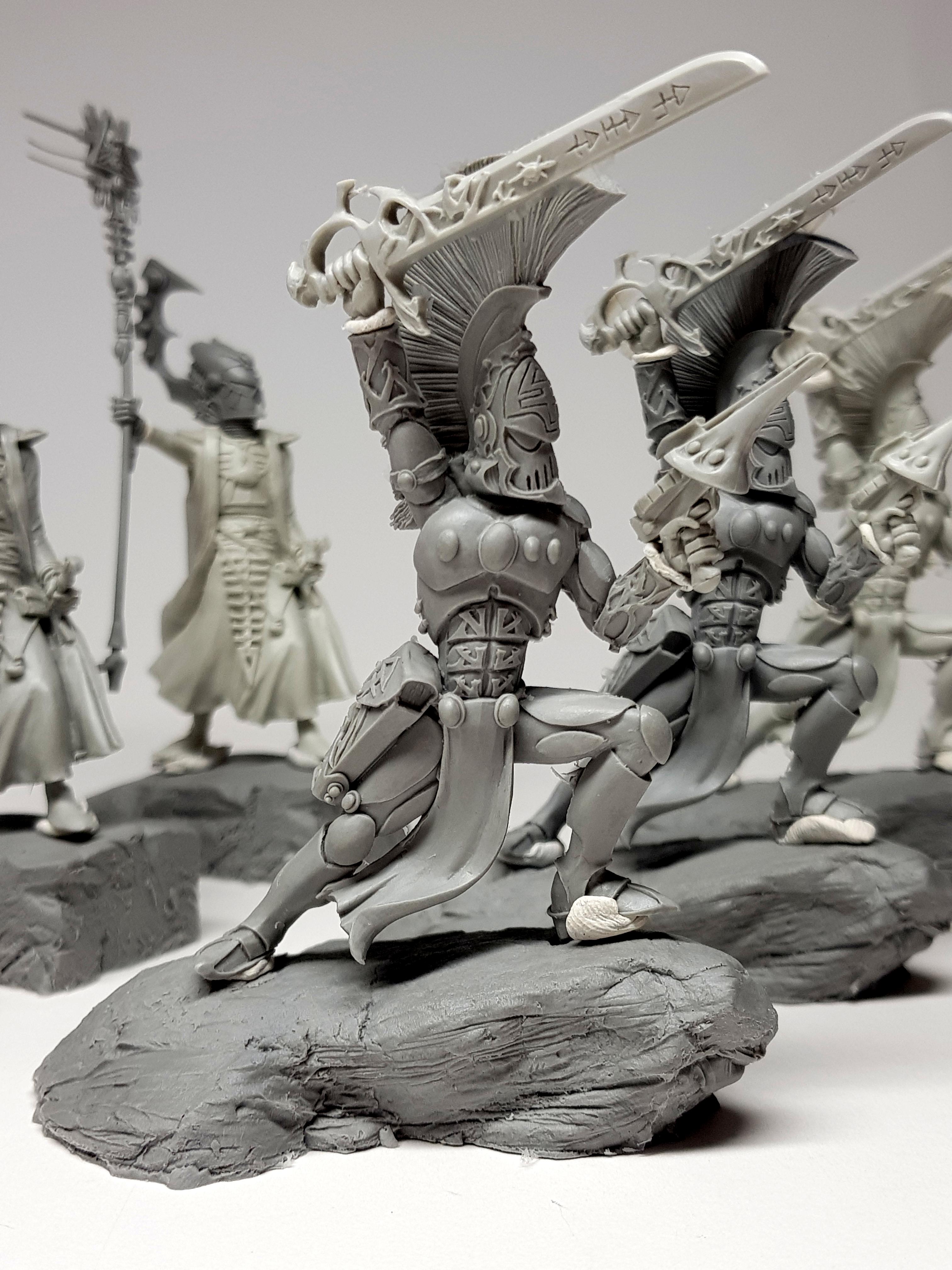 2nd Edition Eldar Codex, 74mm, Dire Avengers, Eldar, Eldrad, Warhammer 40,000 - 74mmm Dire ...